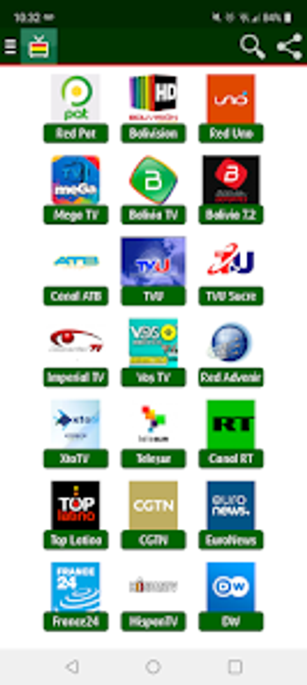 TV de Bolivia en Vivo para Android - Descargar