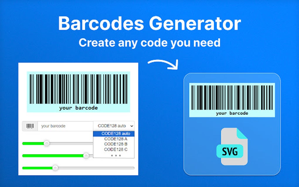 Barcode Generator Google Chrome için - Eklenti İndir