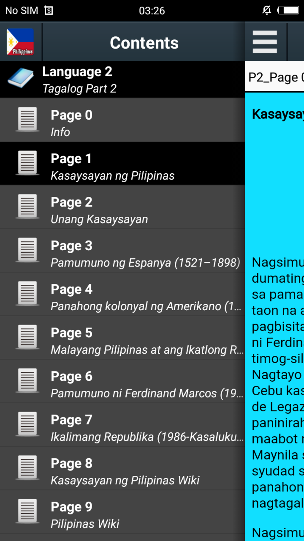 History of the Philippines per Android - Download