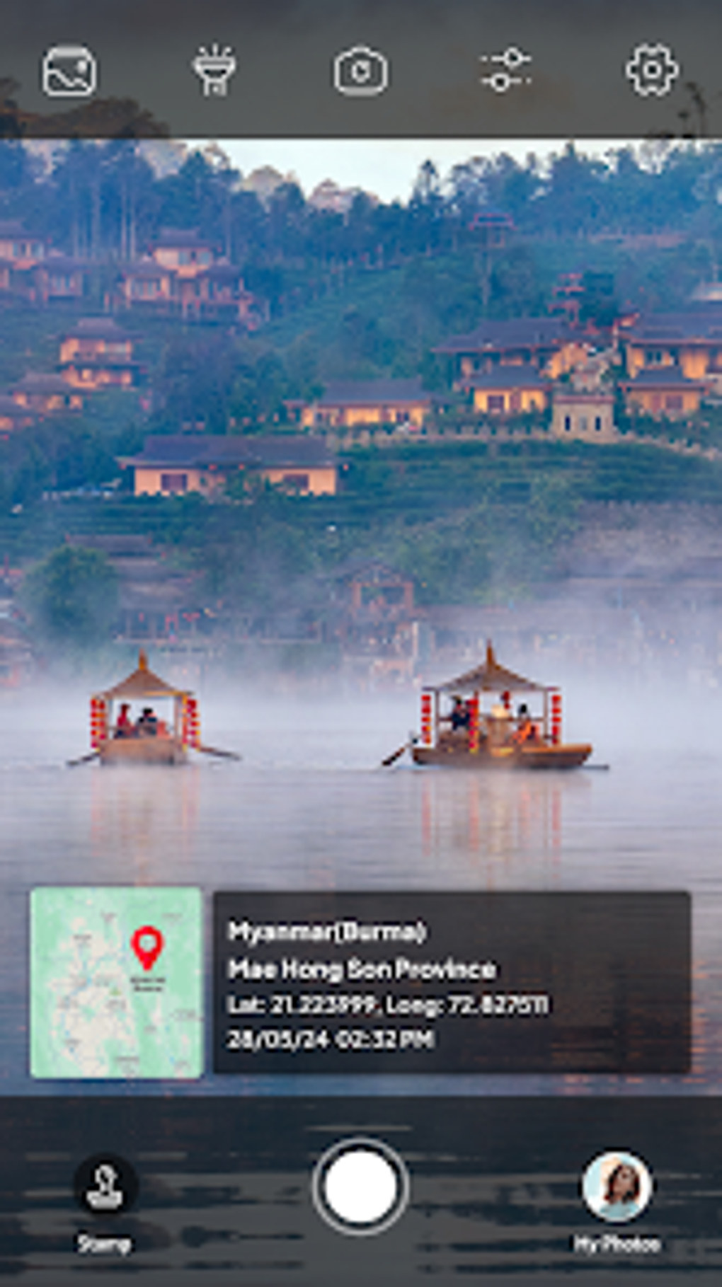 Tagofy - Geotag Map Camera cho Android - Tải về