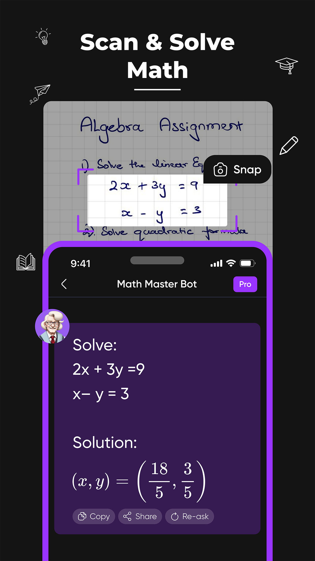 AI Homework HelperMath Solver pour iPhone - Télécharger