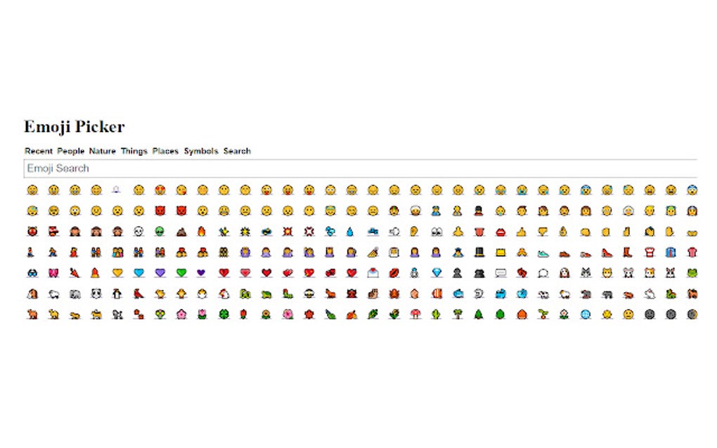 Emoji Picker cho Google Chrome - Tiện ích mở rộng Tải về