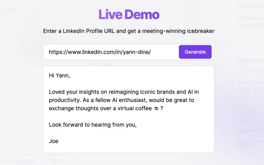 Prosp.ai for Google Chrome - 拡張機能 無料・ダウンロード