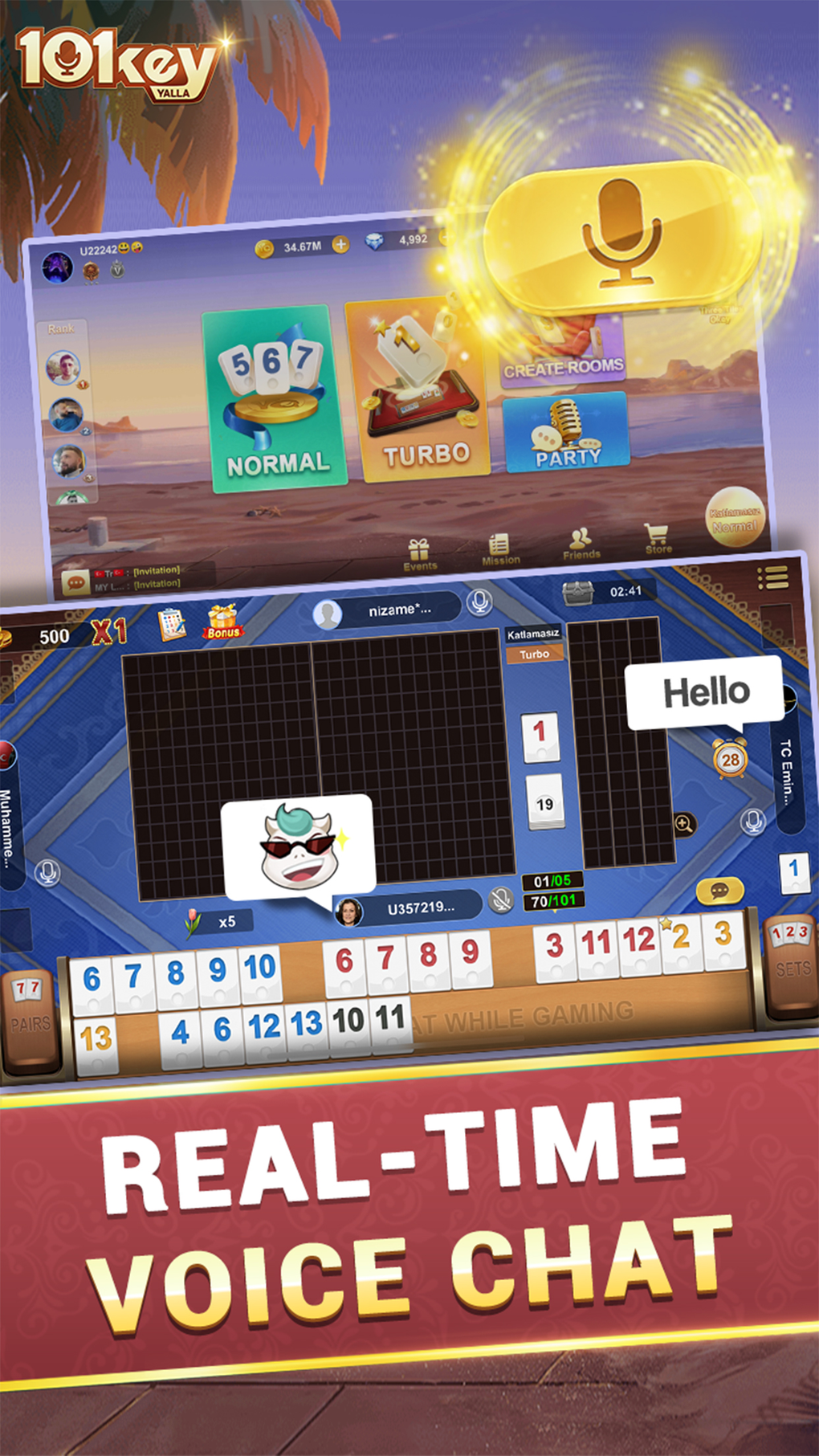 101 Okey Yalla - Sesli Oda para iPhone - Descargar