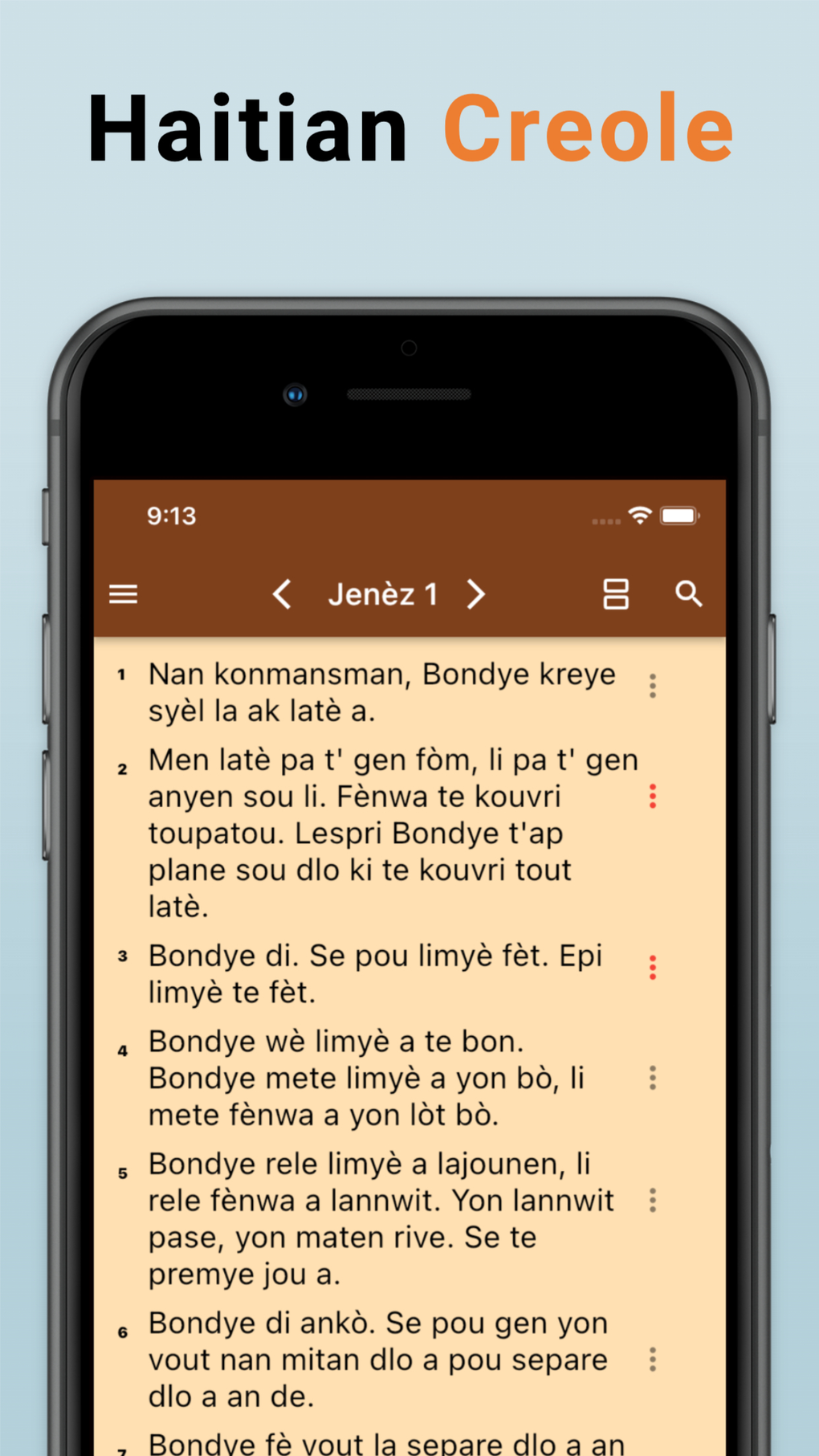 Haitian Creole Study Bible for iPhone - Download