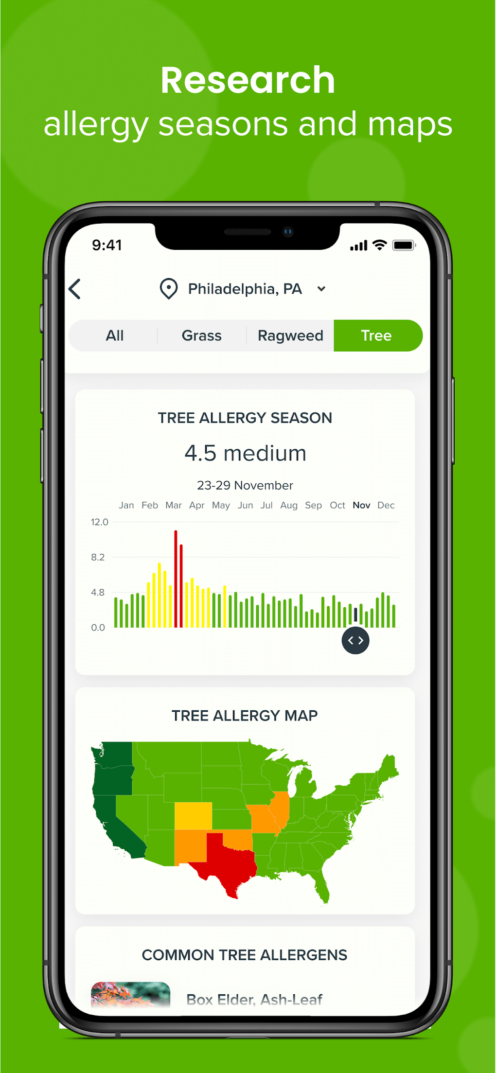 Allergy Plus by Pollen.com para Android - Descargar