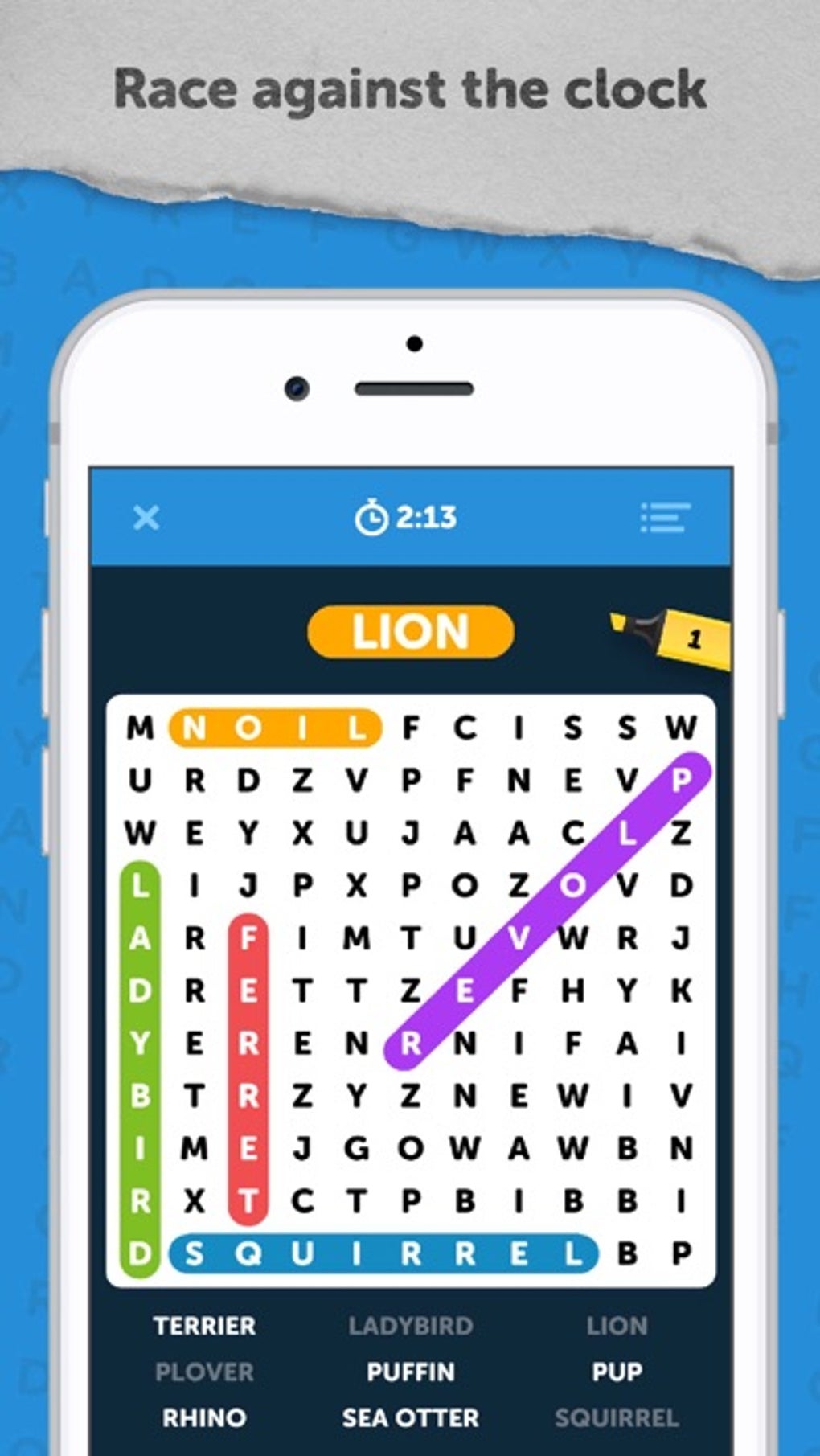 Infinite Word Search Puzzles pour iPhone - Télécharger