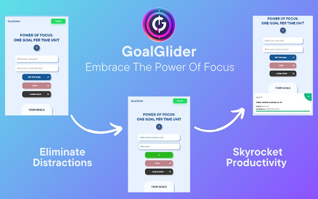 GoalGlider - Ultimate Goals Tracker Google Chrome 용 - 확장 프로그램 다운로드
