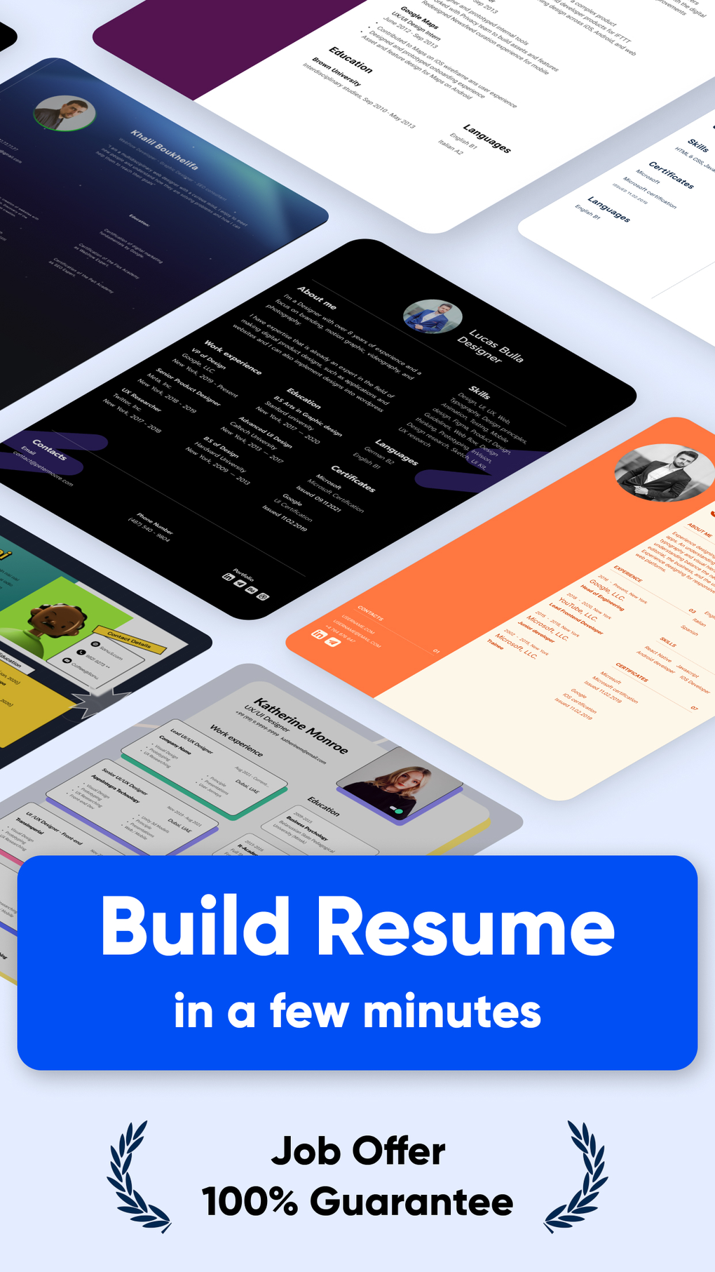 Resume Builder CV Maker pour iPhone - Télécharger