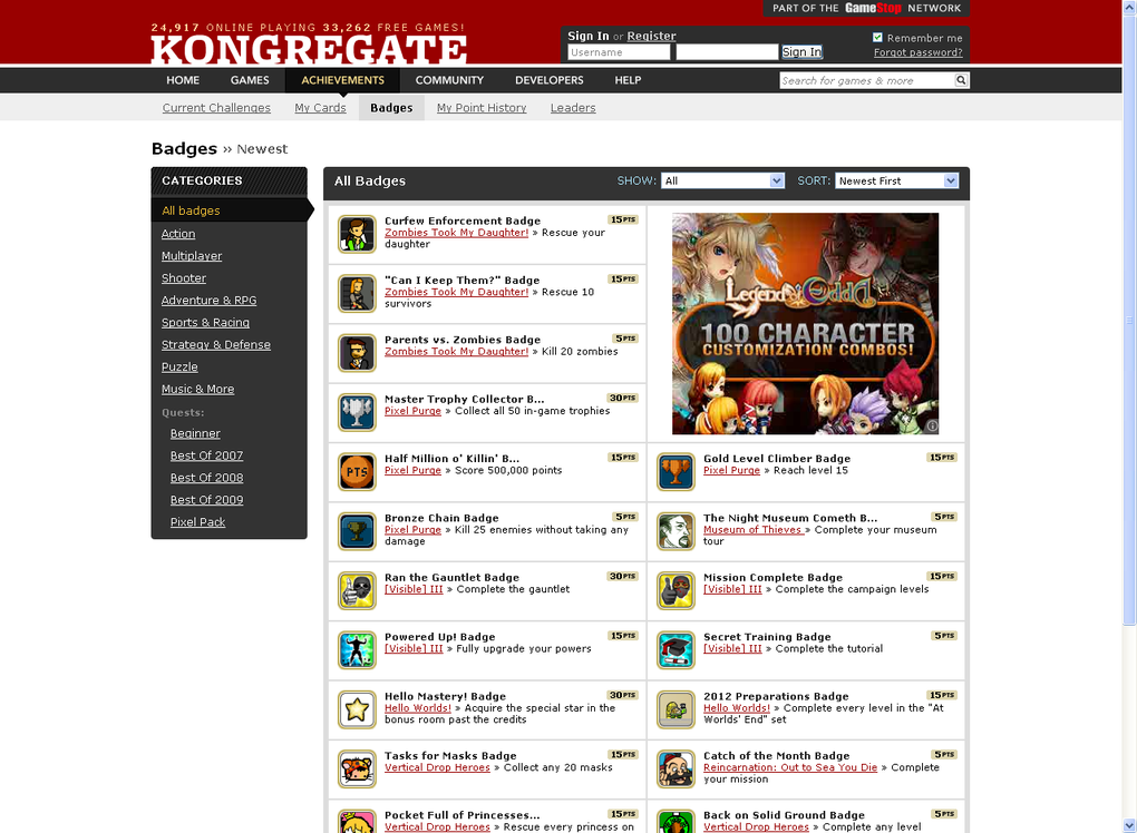 Kongregate Online