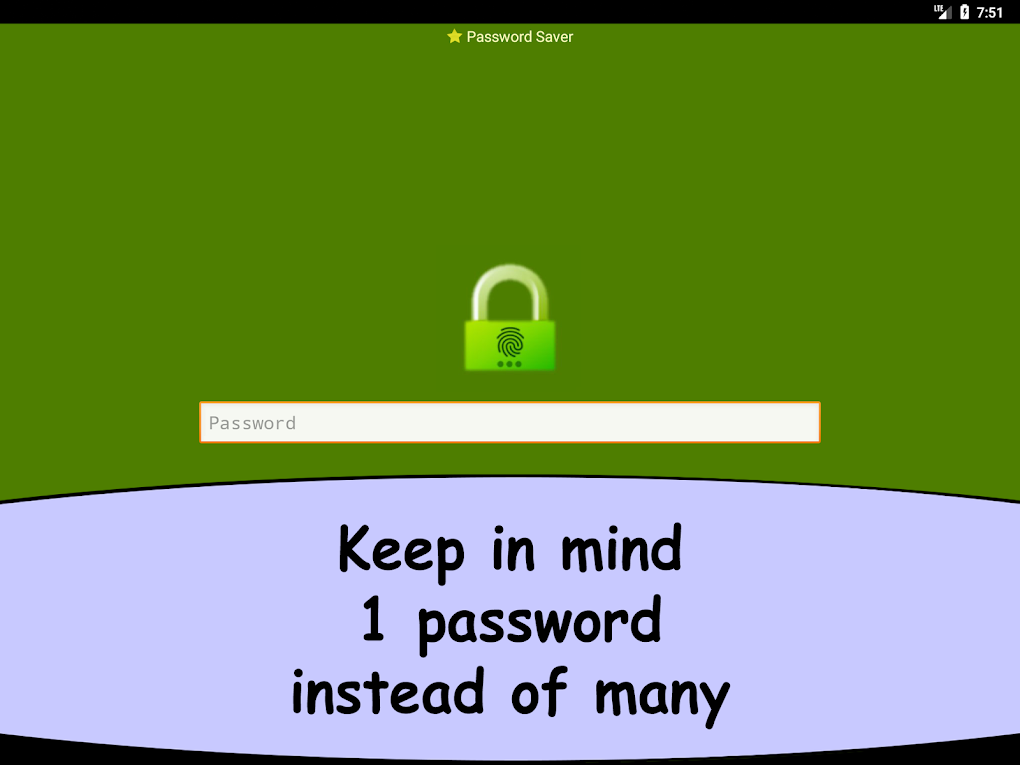 Password Saver - simple and se for Android - Download