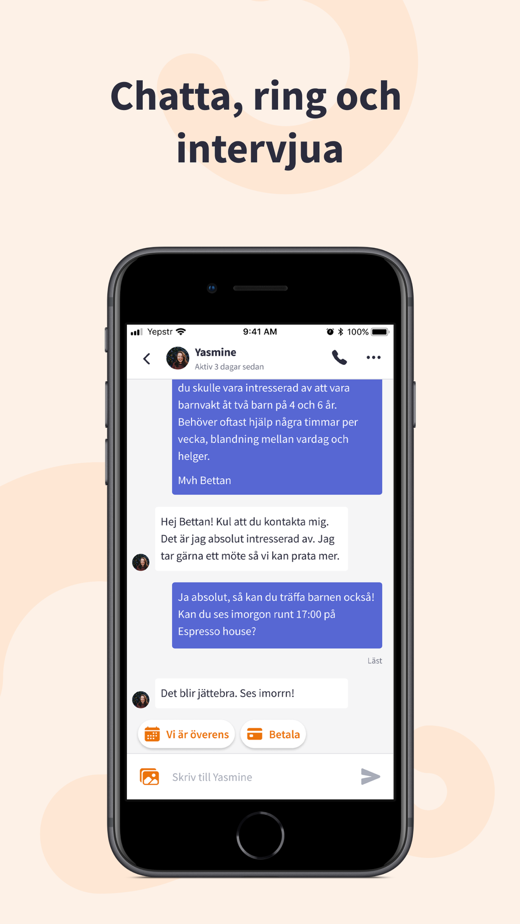 Yepstr - barnvakt läxhjälp mm for iPhone - Download