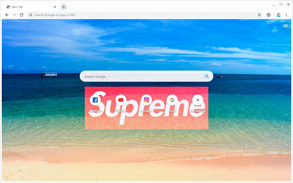 Supreme Wallpapers New Tab for Google Chrome - Extension Download