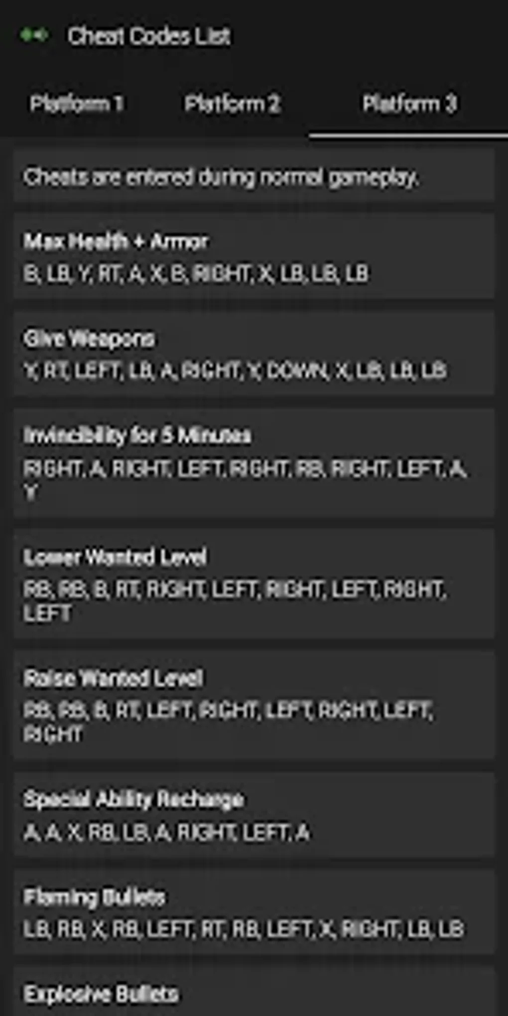  Codes List Android 