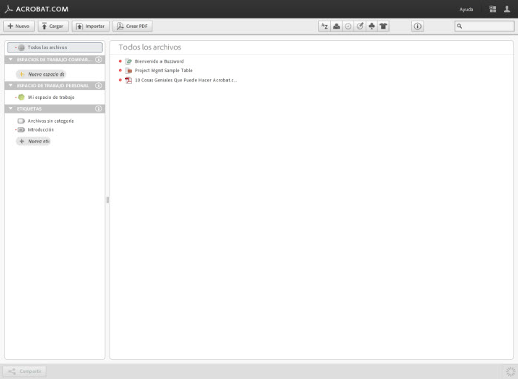 Adobe Acrobat.com Online