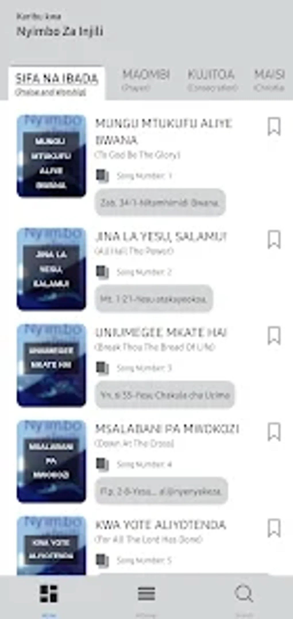 Nyimbo Za Injili for Android - Download