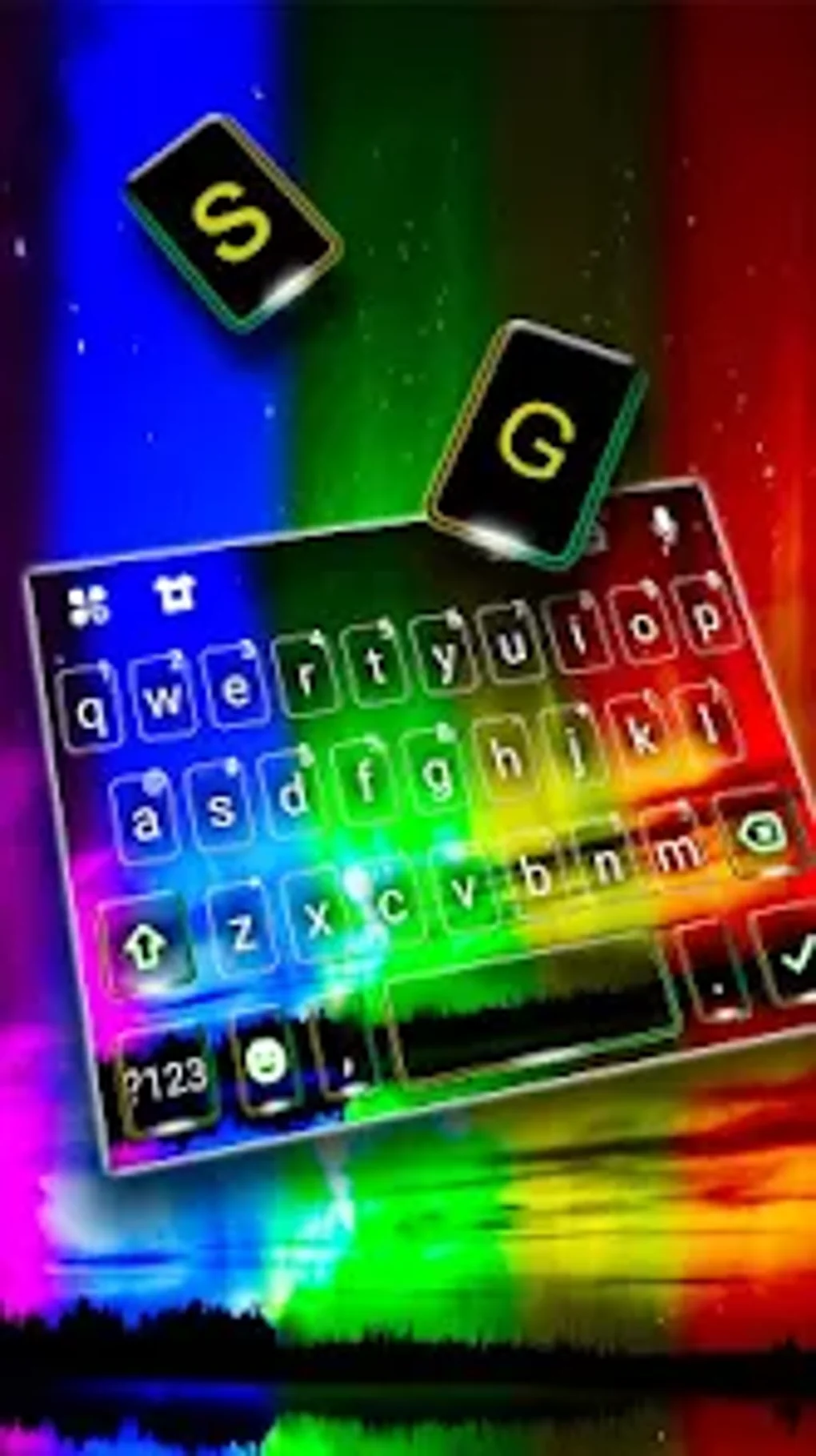 Aurora Nothern Lights Keyboard for Android - Download