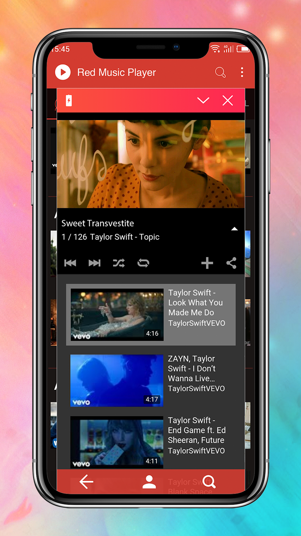 Red Music Player para Android - Descargar