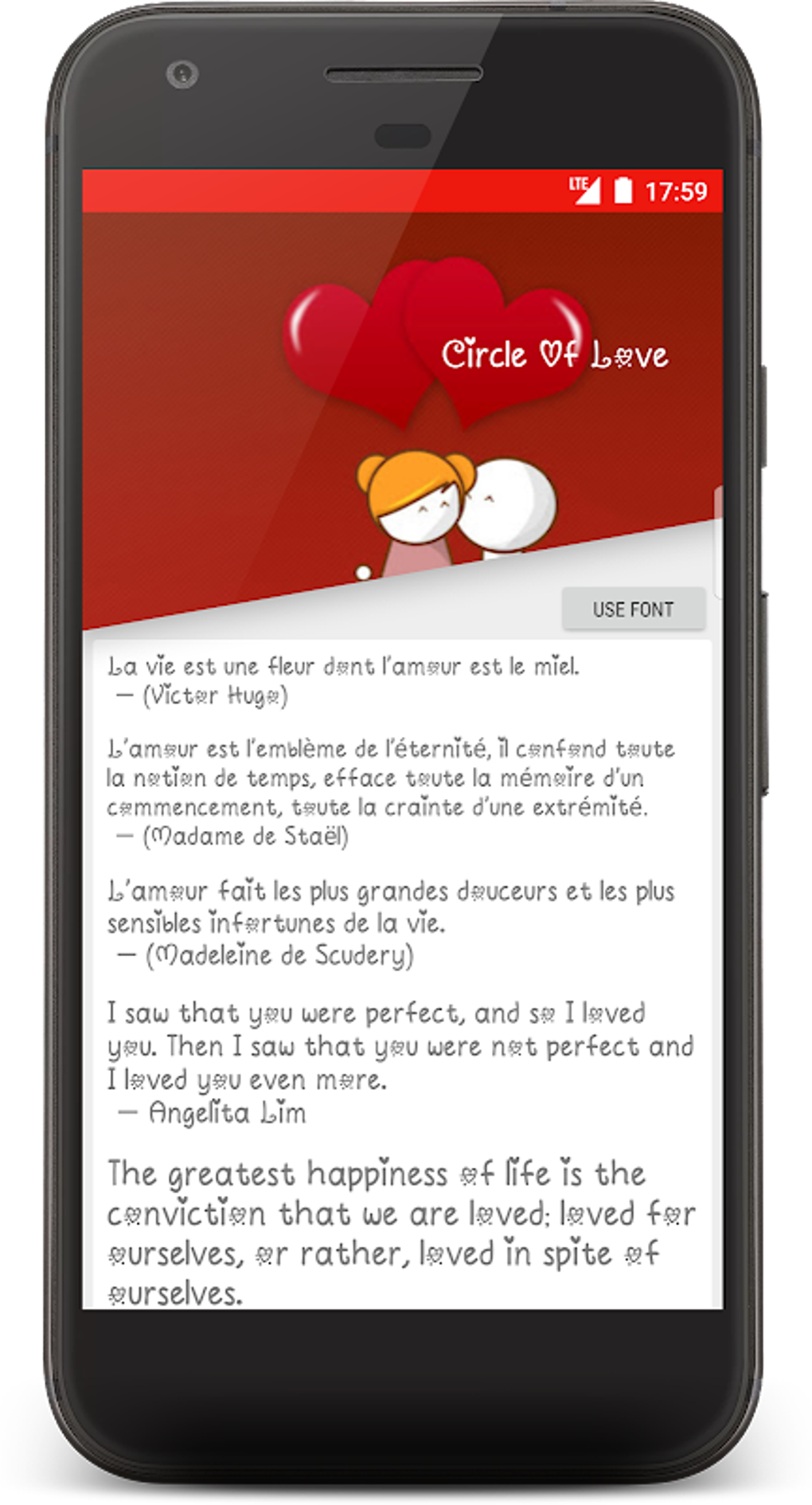 Romance Fonts For FlipFont APK For Android Download