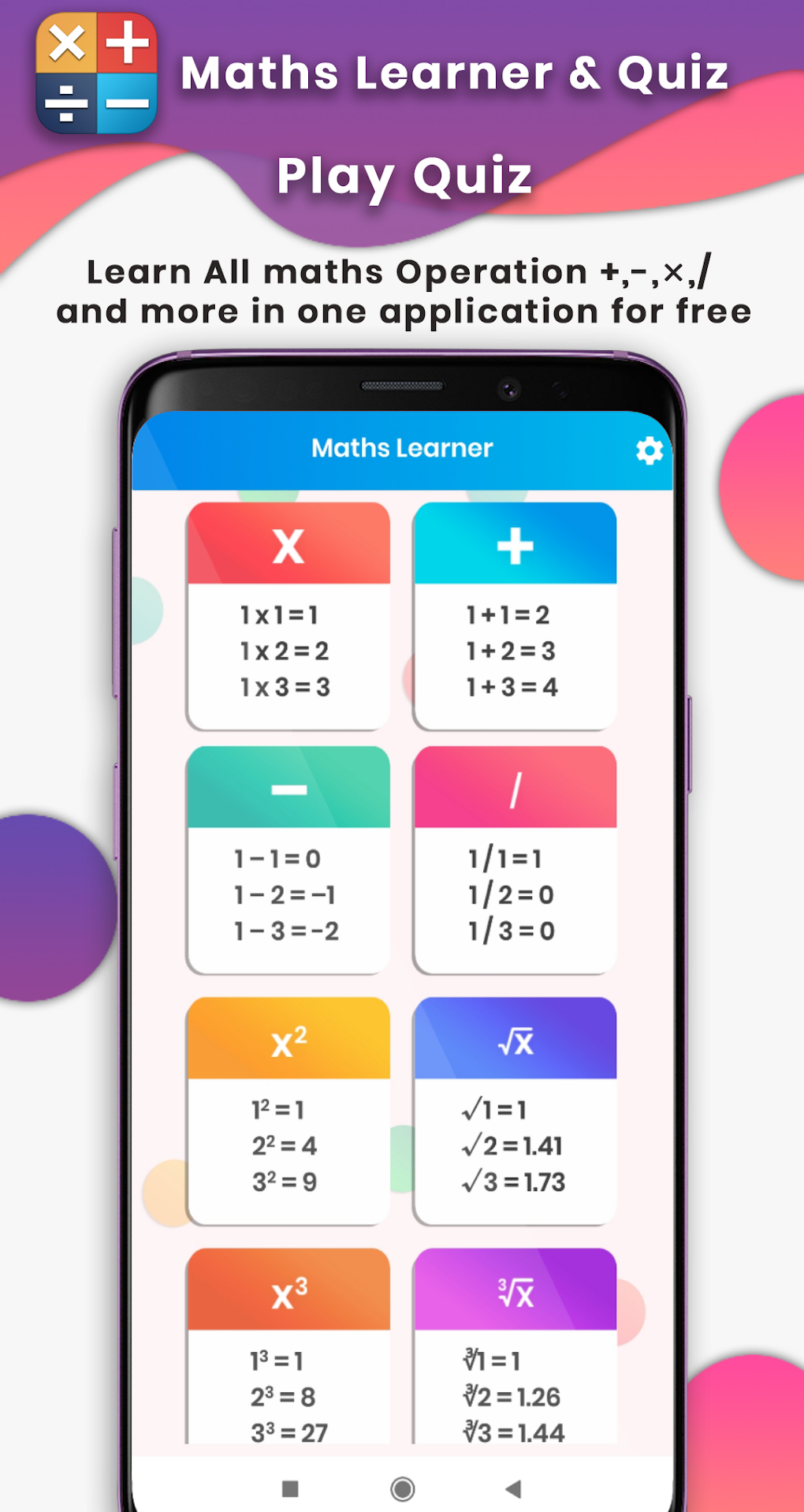Learn Math Mental Arithmetic For Android 