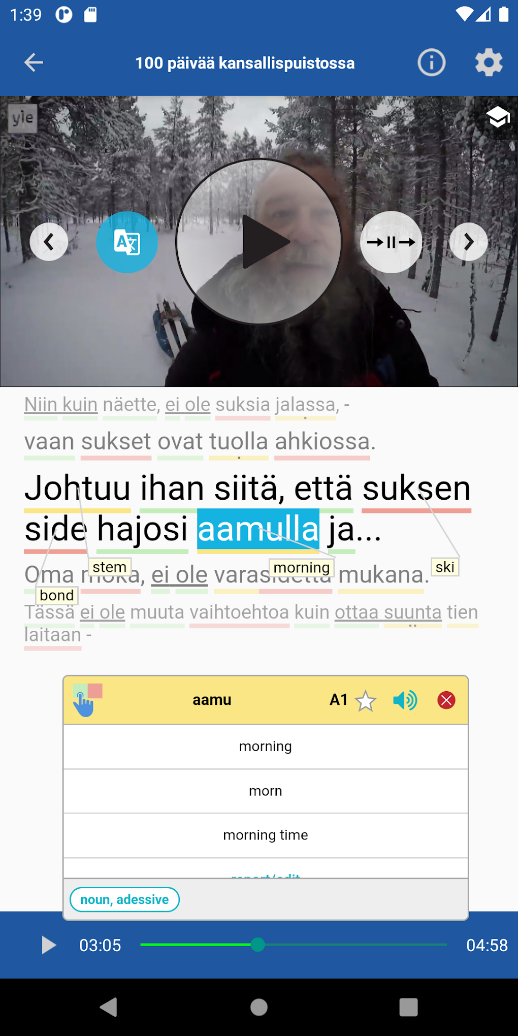 Yle Kielikoulu Yle Språkskolan APK para Android - Descargar