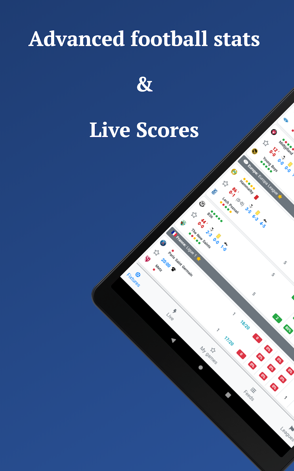 MakeYourStats - football stats for Android - Download