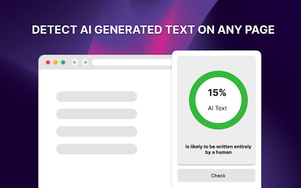 AI Text Detector for Google Chrome - Extension Download