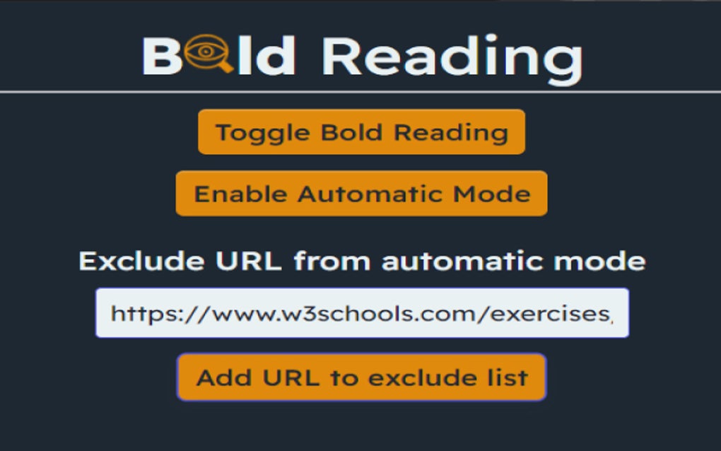 Bold Reading for Google Chrome - Extension Download