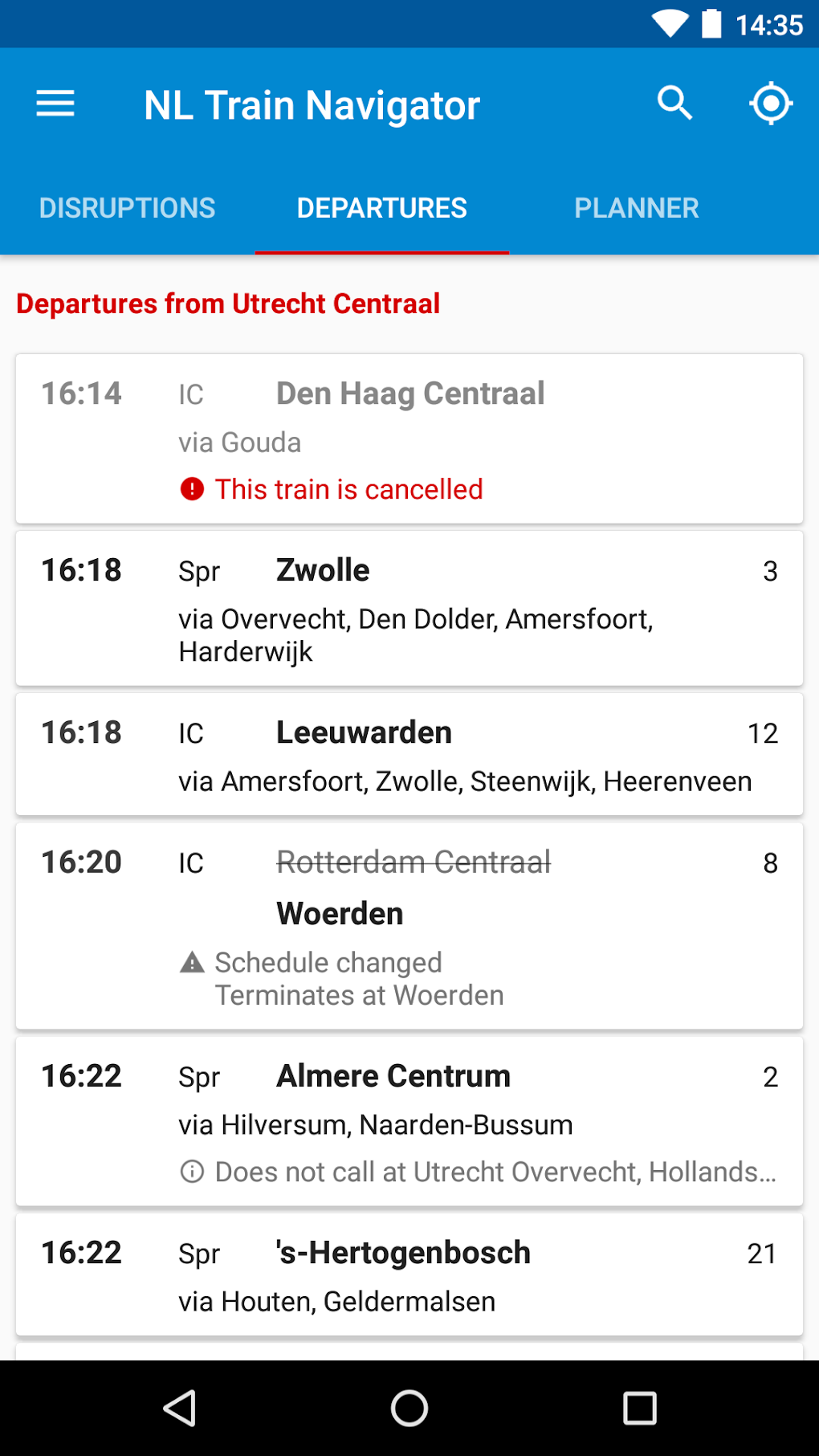 NL Train Navigator: Dutch train planner transit for Android - Download