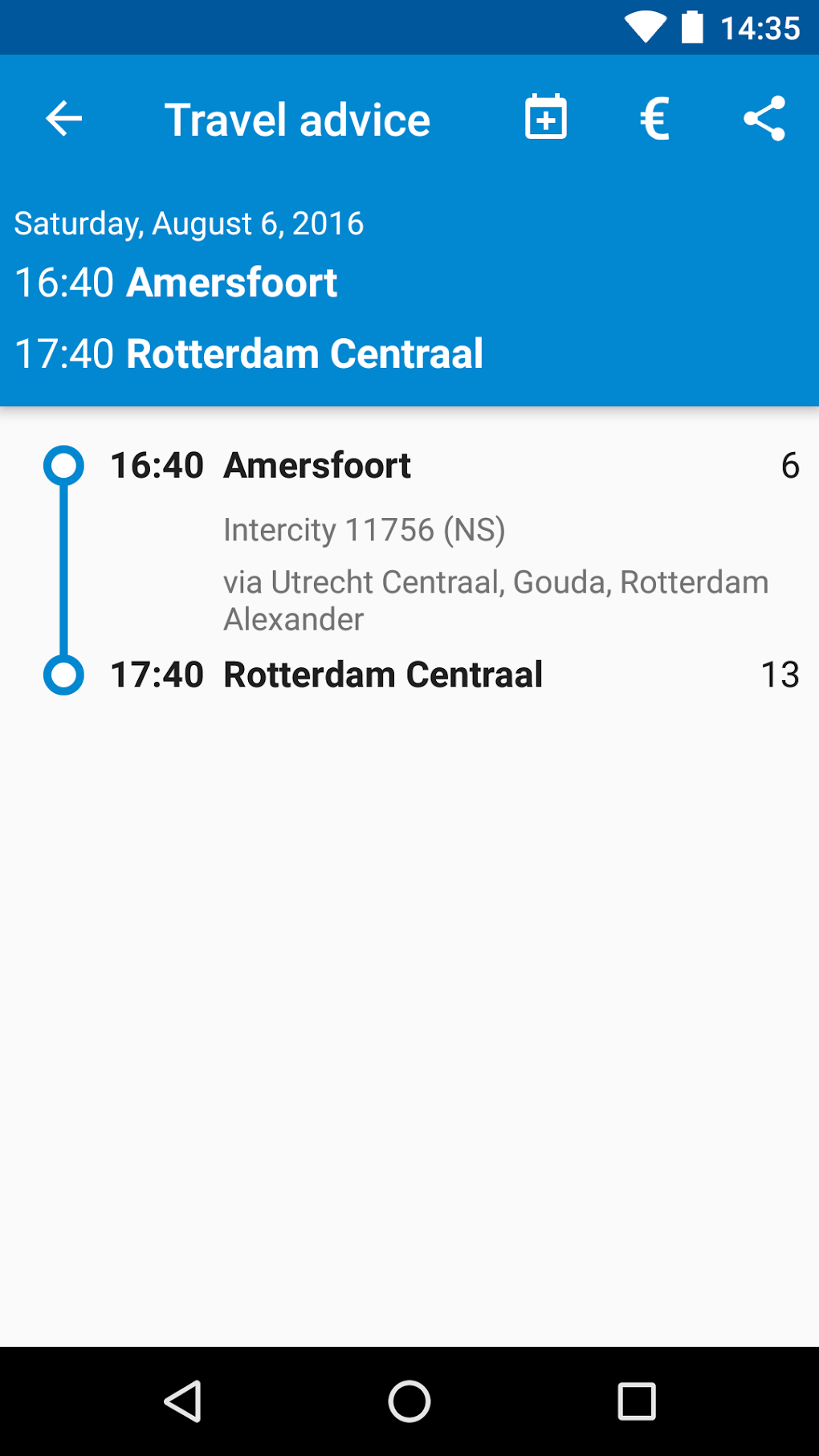 NL Train Navigator: Dutch train planner transit for Android - Download