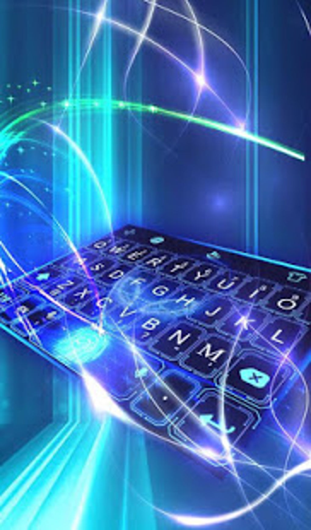 Fingerprint Alien Circuit Keyboard Theme para Android - Descargar