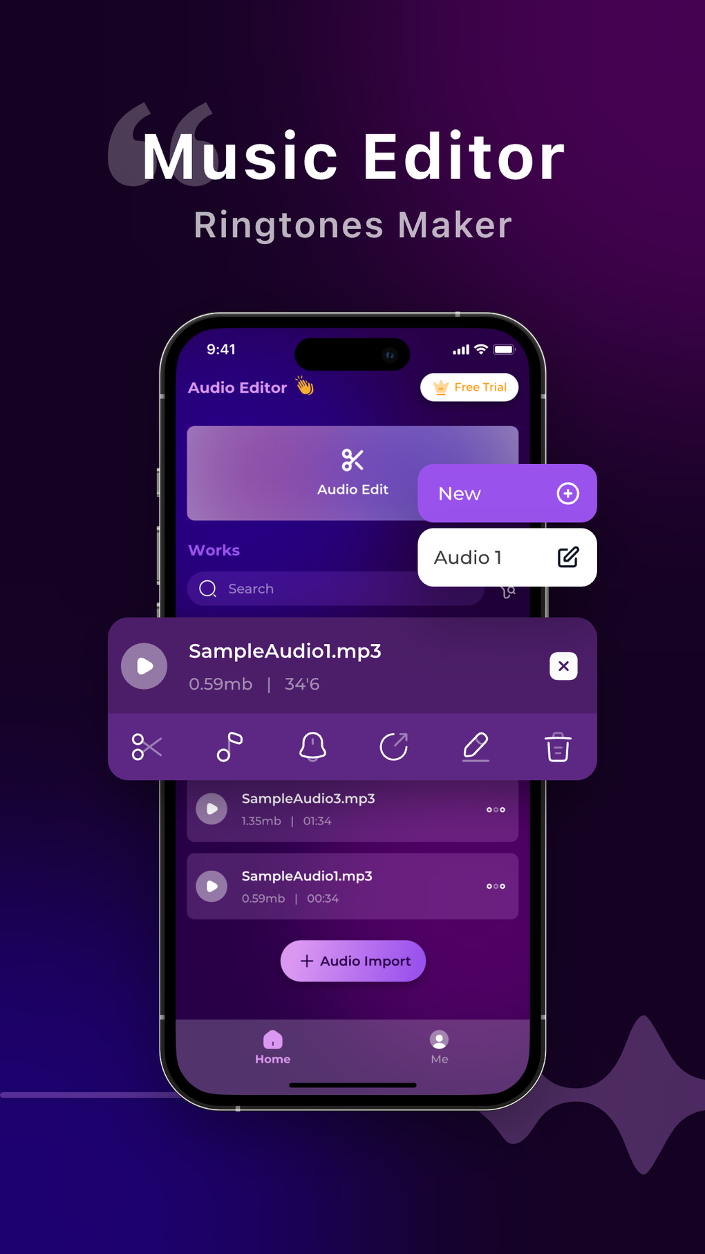 Audio Editor:Music Editor for iPhone - Download