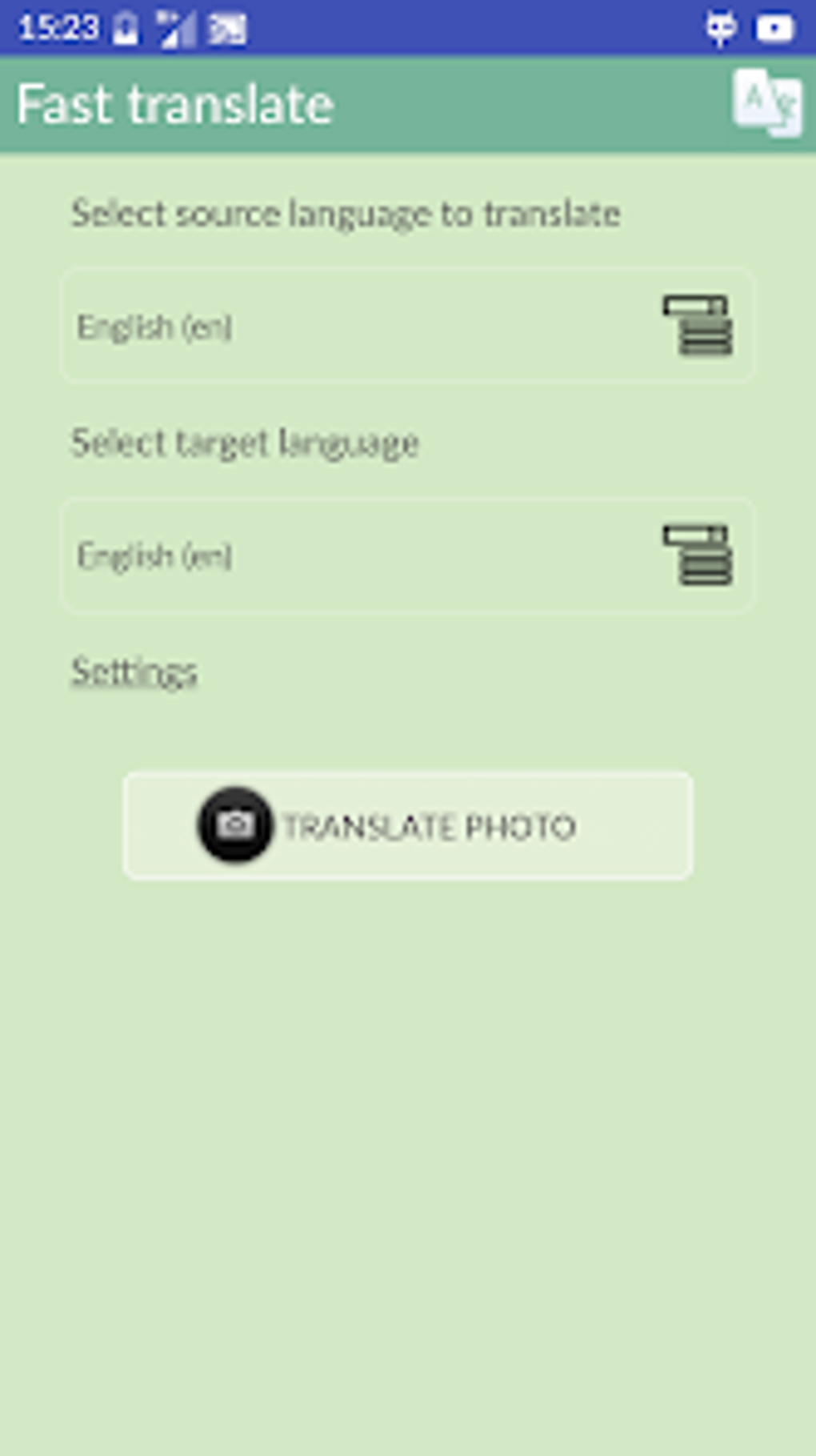 Fast Translate para Android - Descargar