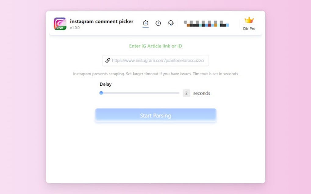 instagram comment picker - ig comments export para Google Chrome ...