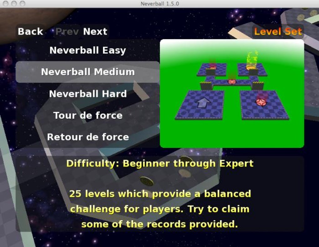 Neverball pour Mac - Télécharger