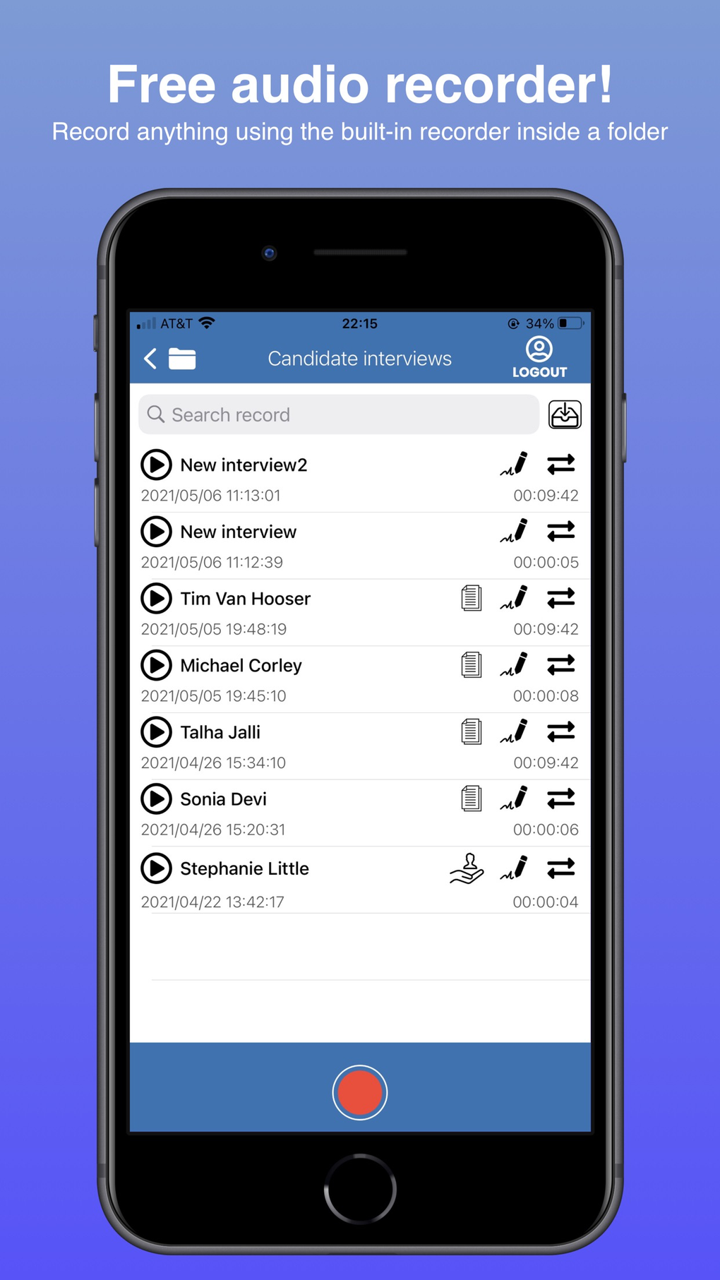 Audio Transcribe - SmartScribe para iPhone - Descargar