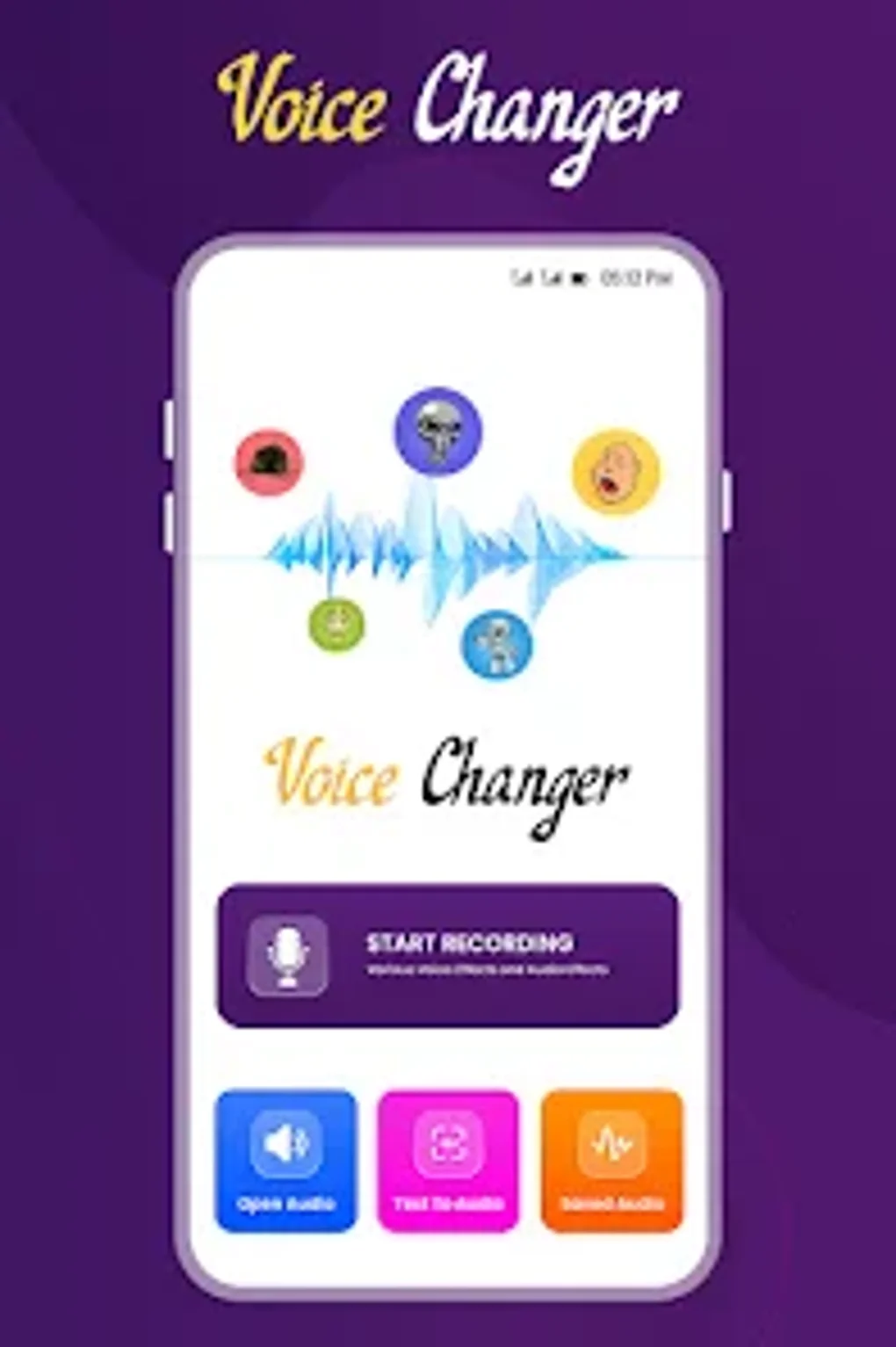 Voice changer with effects für Android - Download