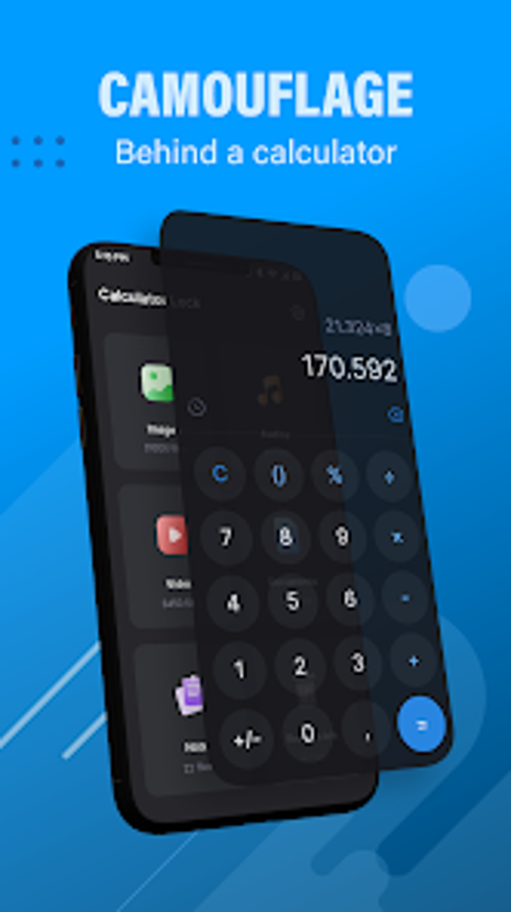 Calculator Hide Photo Video para Android - Descargar