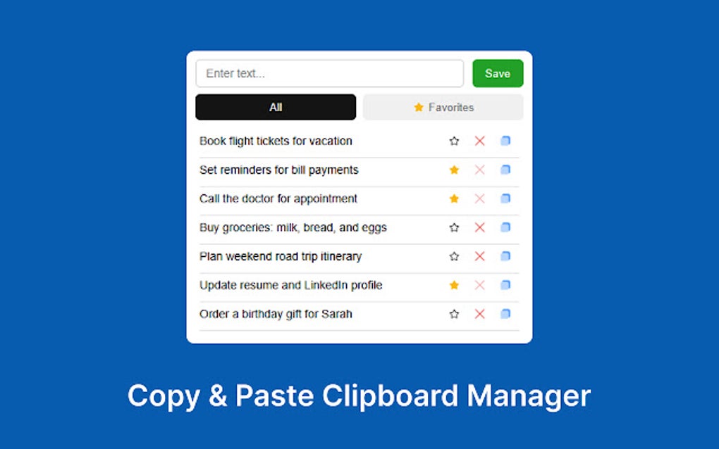 Copy & Paste Clipboard Manager para Google Chrome - Extensión Descargar Copy & Paste Clipboard Manager para Google Chrome - Extensión Descargar