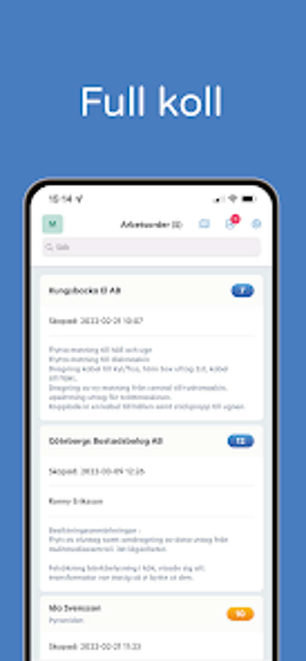 Android 용 Mowin - Work orders - 다운로드