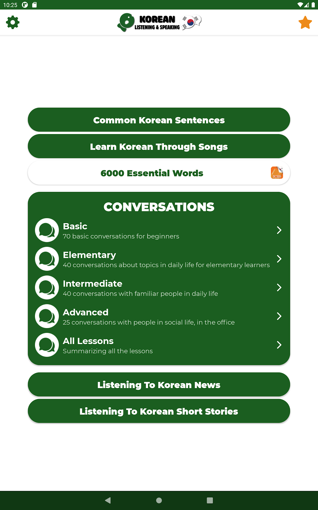Learn Korean - Listening And Speaking for Android - Download