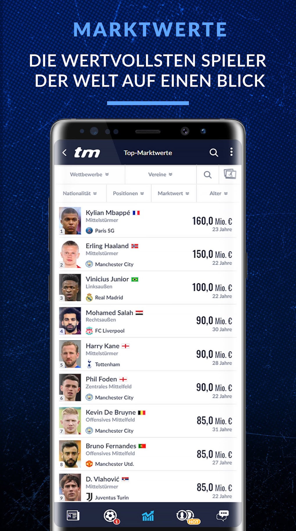 Transfermarkt Fußballdatenbank APK for Android - Download