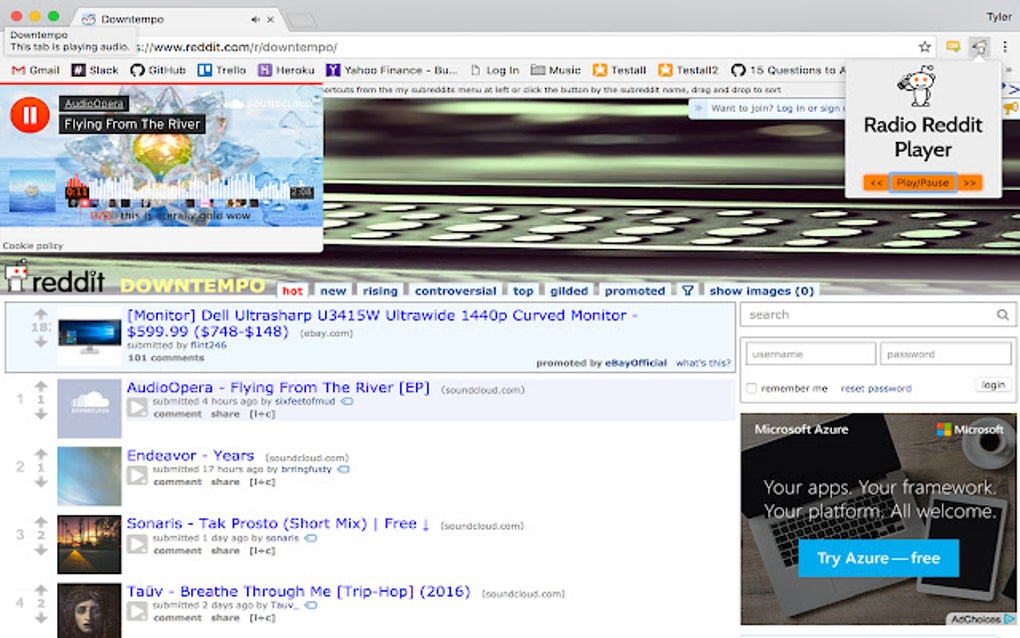 Radio Reddit for Google Chrome - Extension Download