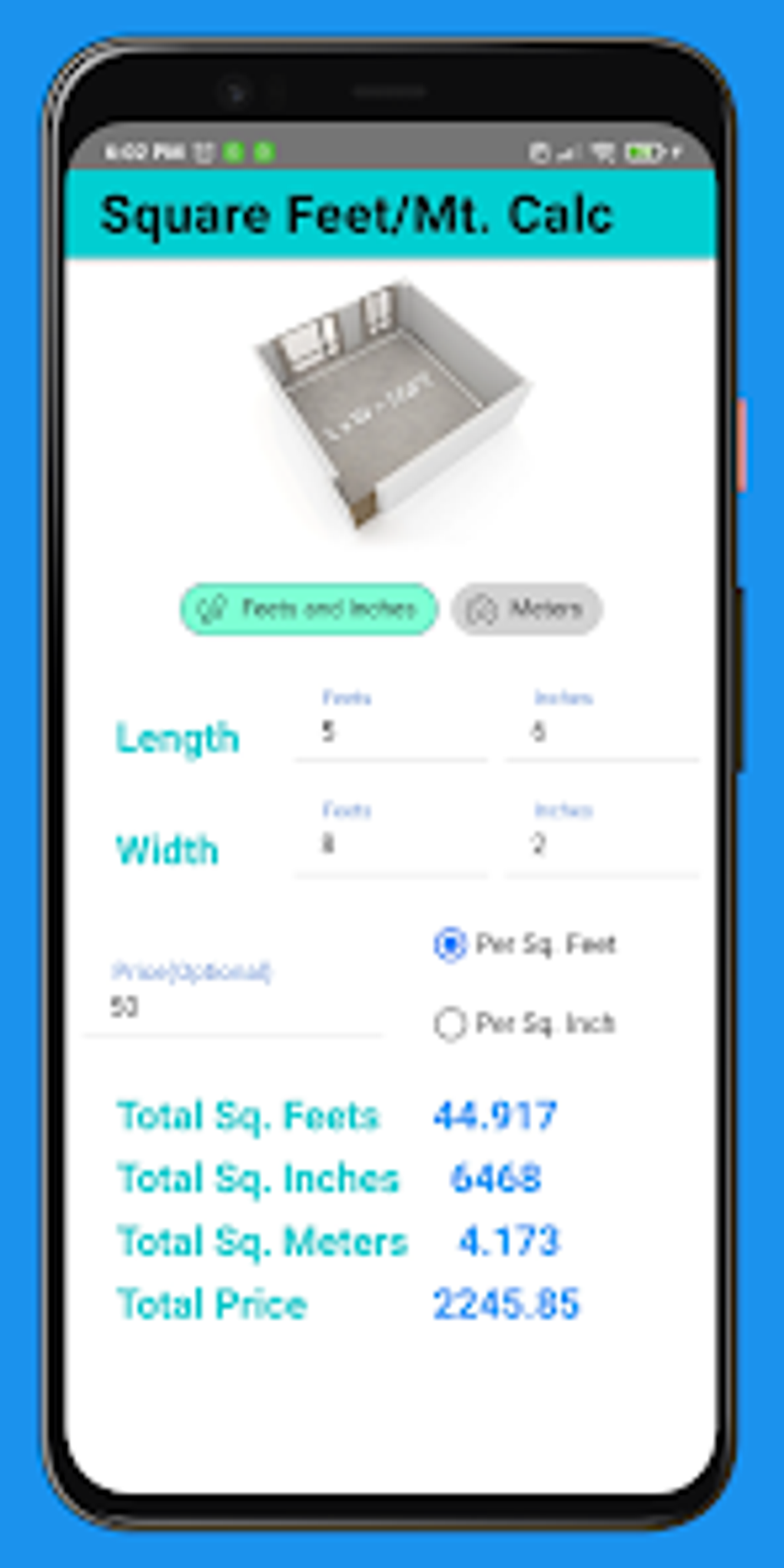 Square Feet Meter Calculator For Android Download Square Feet Meter Calculator For Android Download