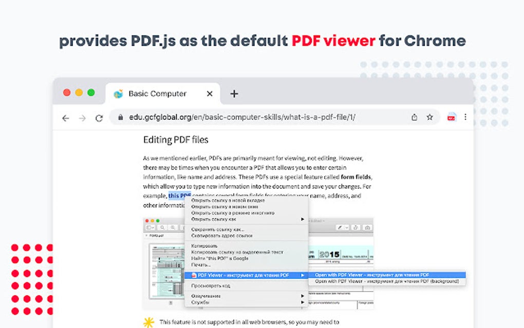 PDF Viewer para Google Chrome - Extensión Descargar