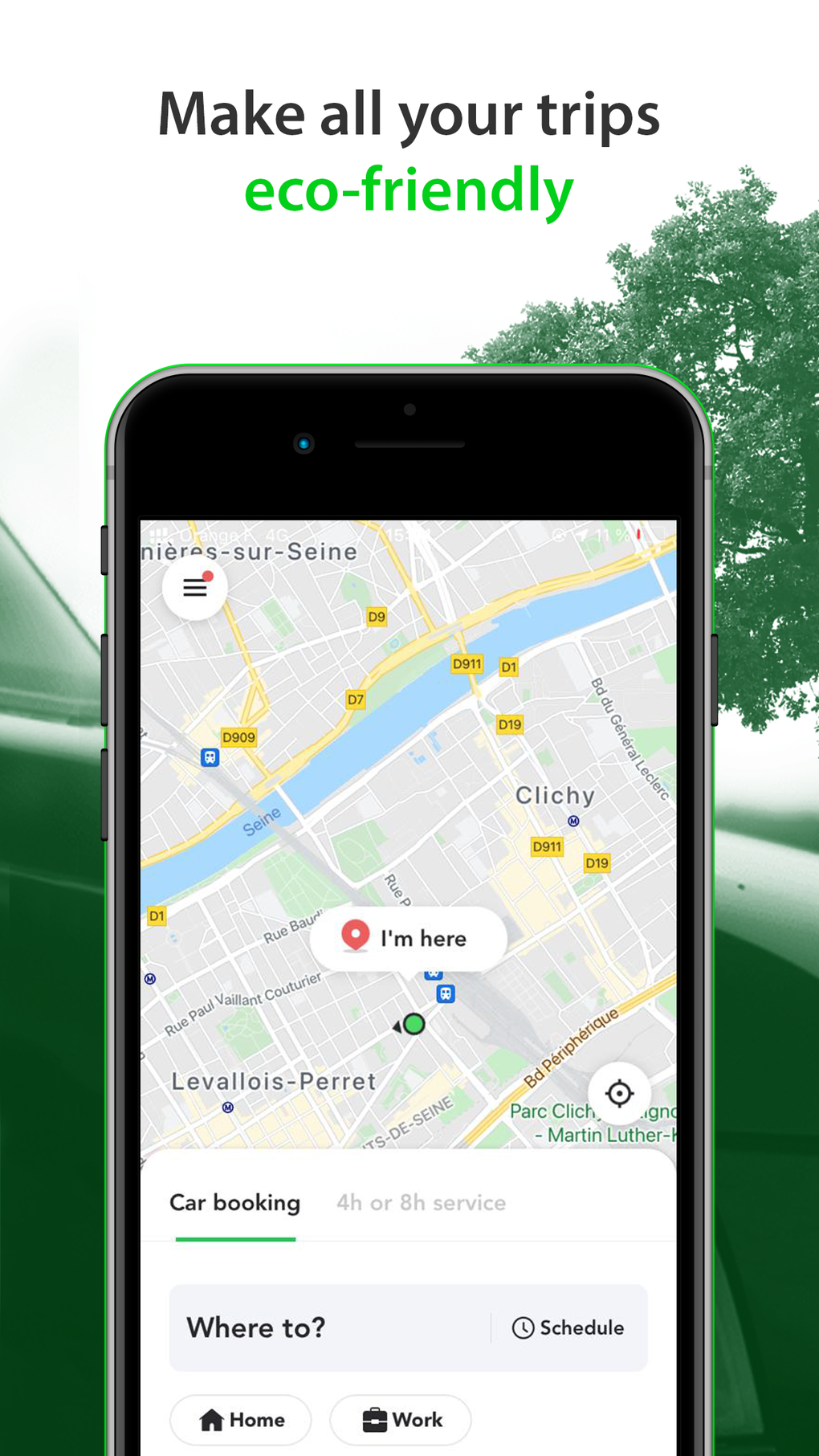 Caocao chauffeurs VTC Paris para iPhone - Descargar