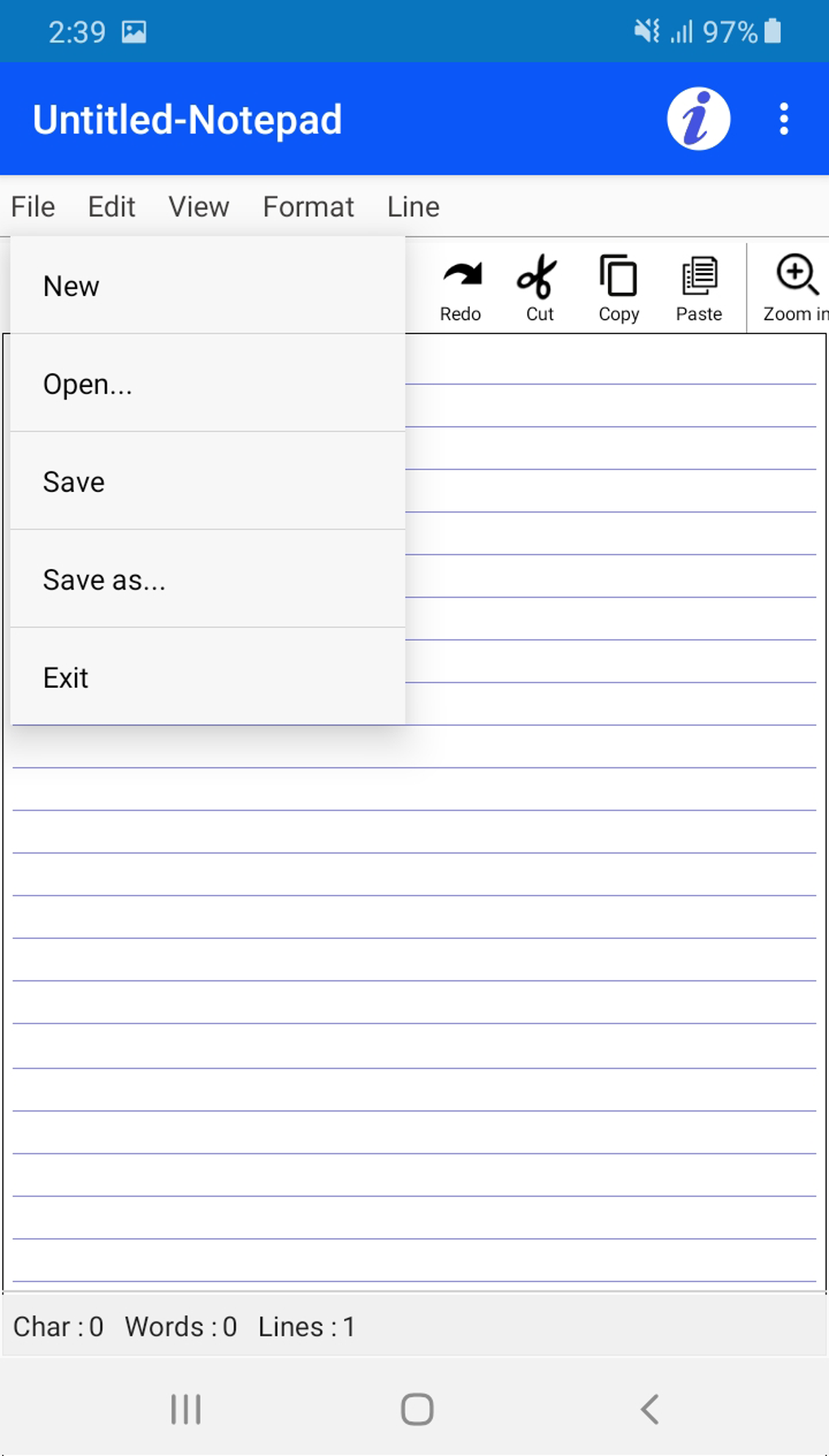 Classic Notepad to save .TXT Files like Computer APK for Android - Download