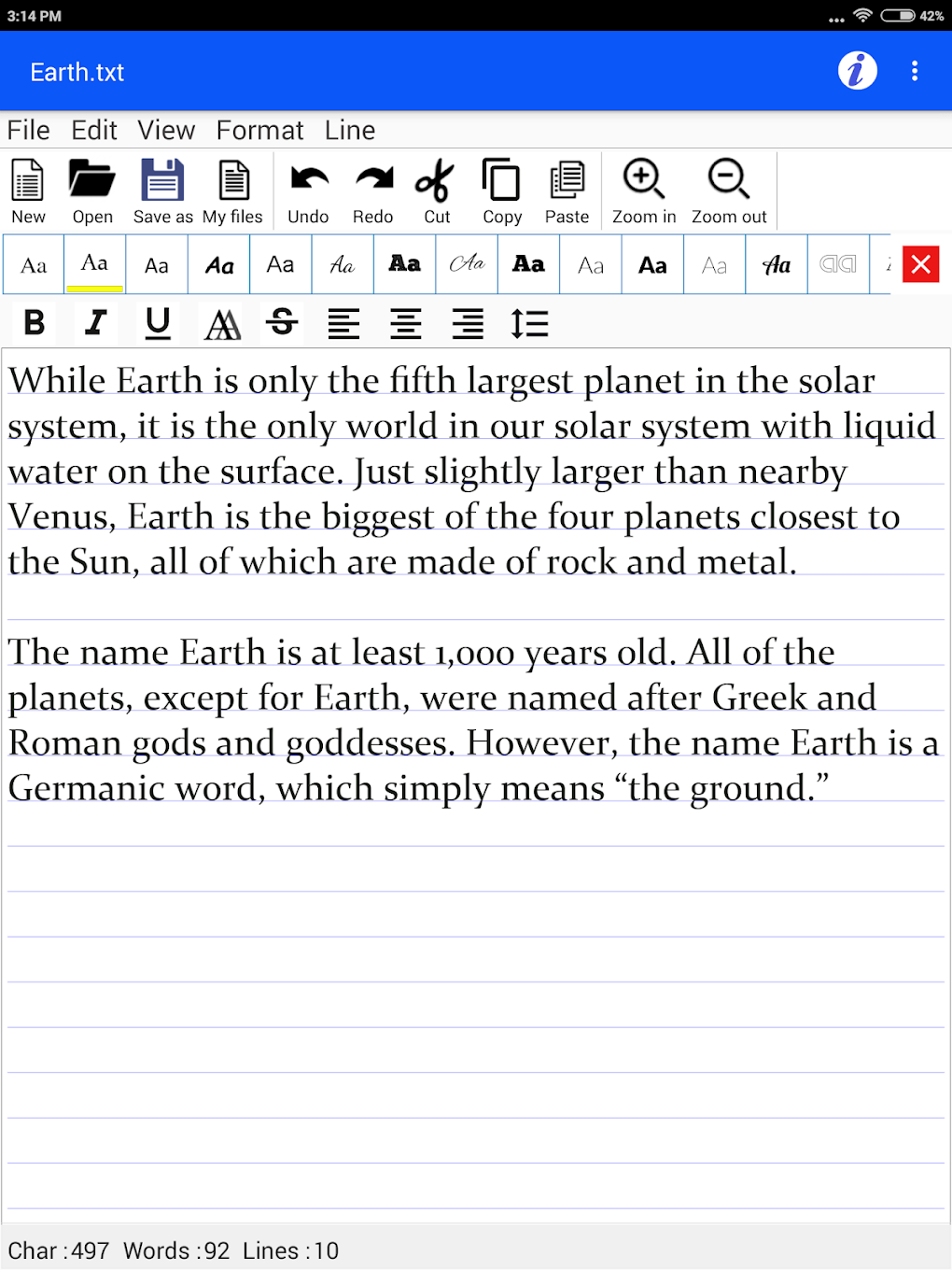Classic Notepad to save .TXT Files like Computer APK for Android - Download