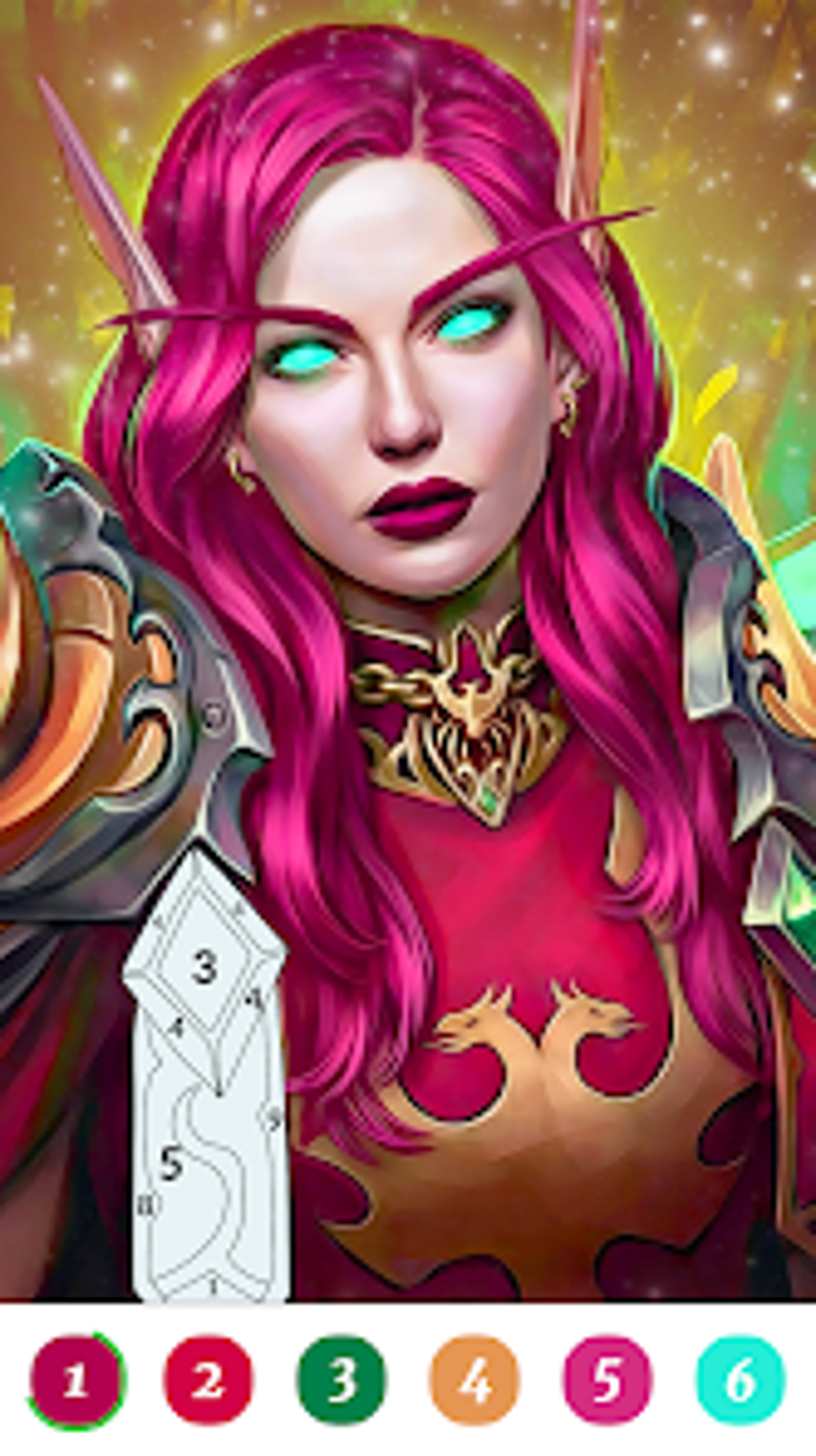 Elf Color By Number Paint Game Para Android Download