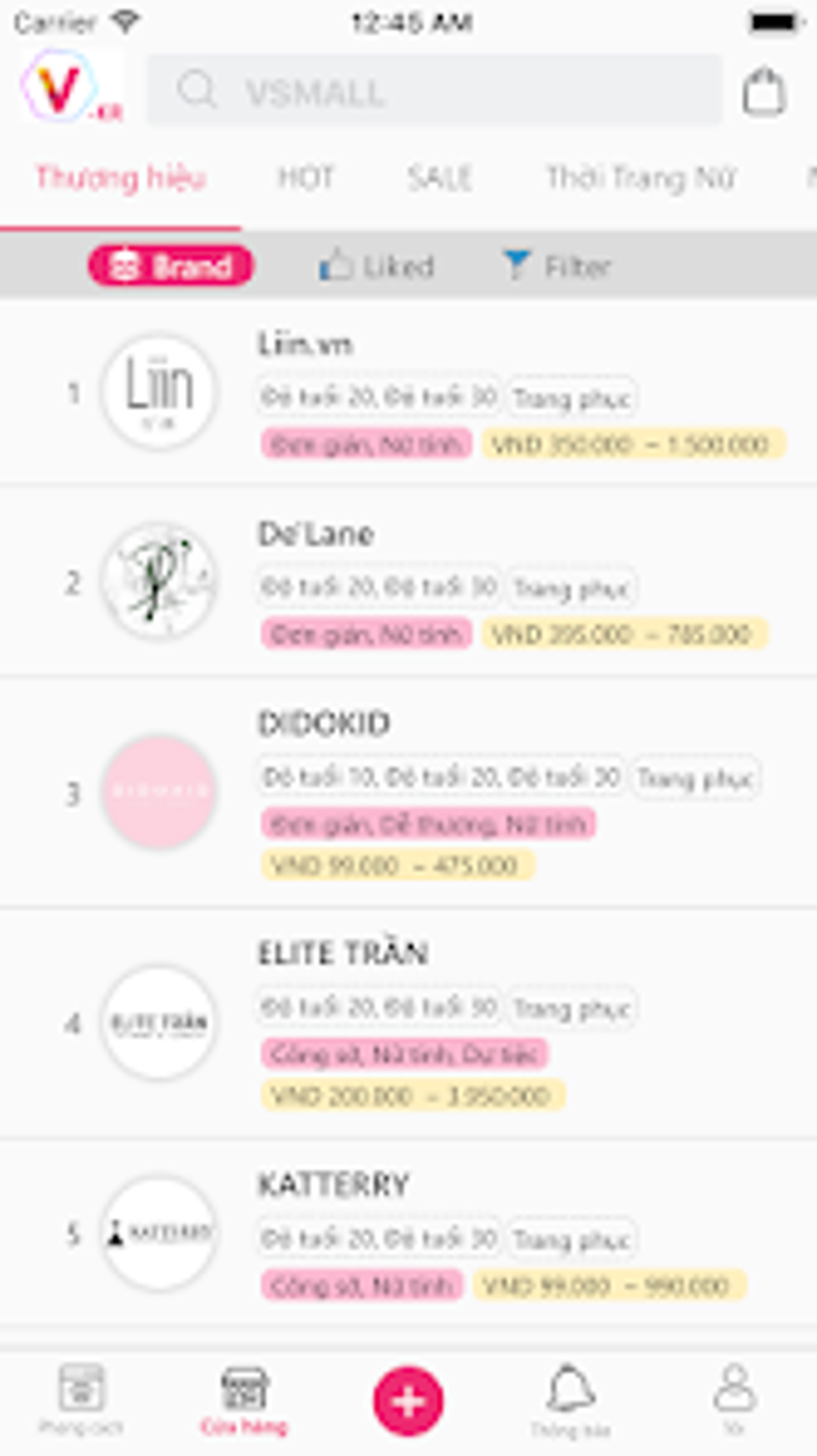 VSMall - Mua sắm thời trang for Android - Download